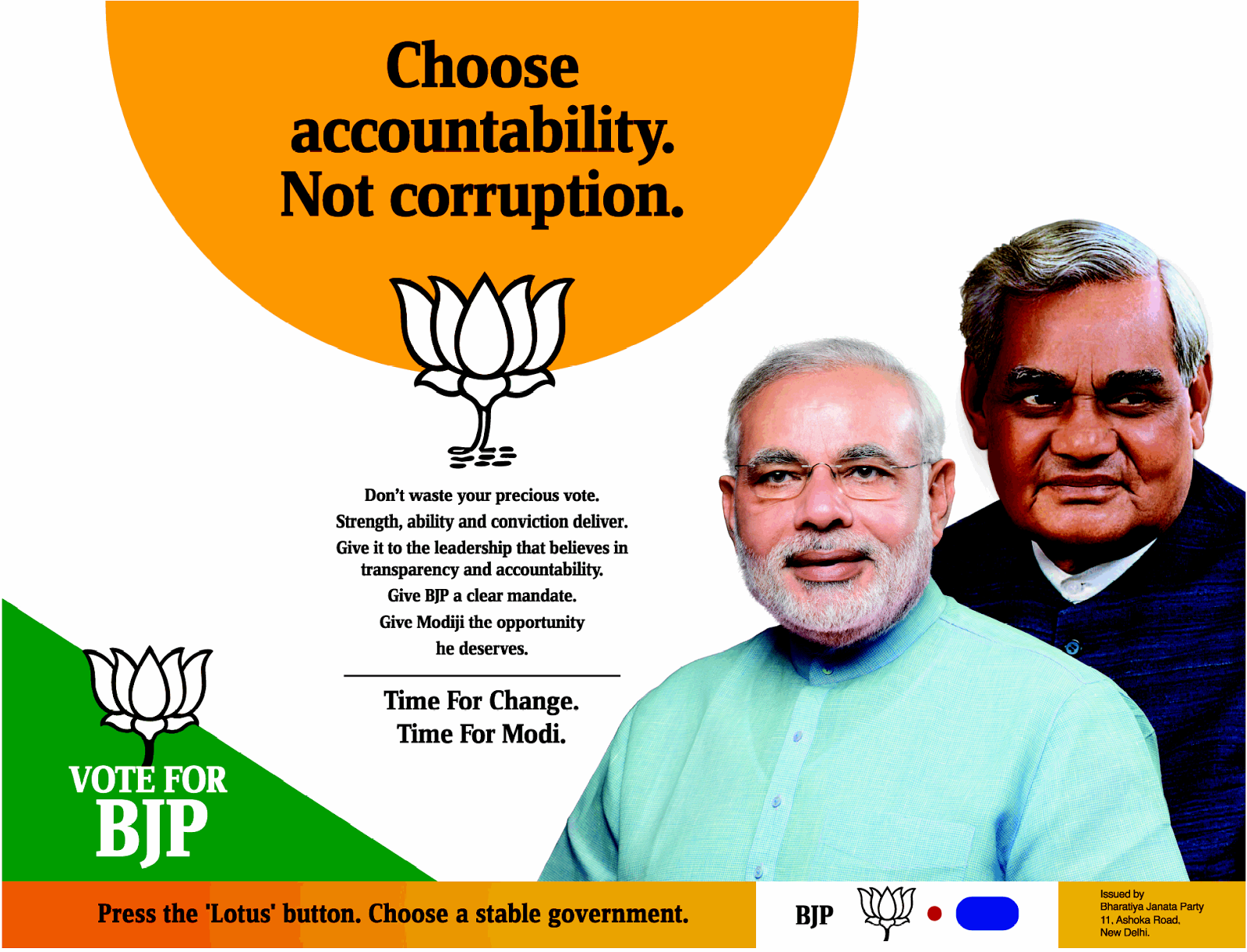 Sugavanam English Writings: I like two parties BJP & AAP... I support ...