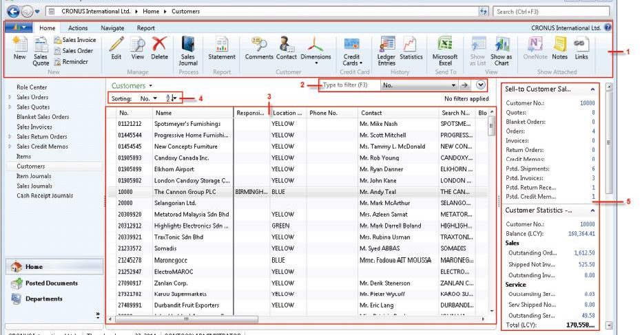 About Computer: List Page in Navision