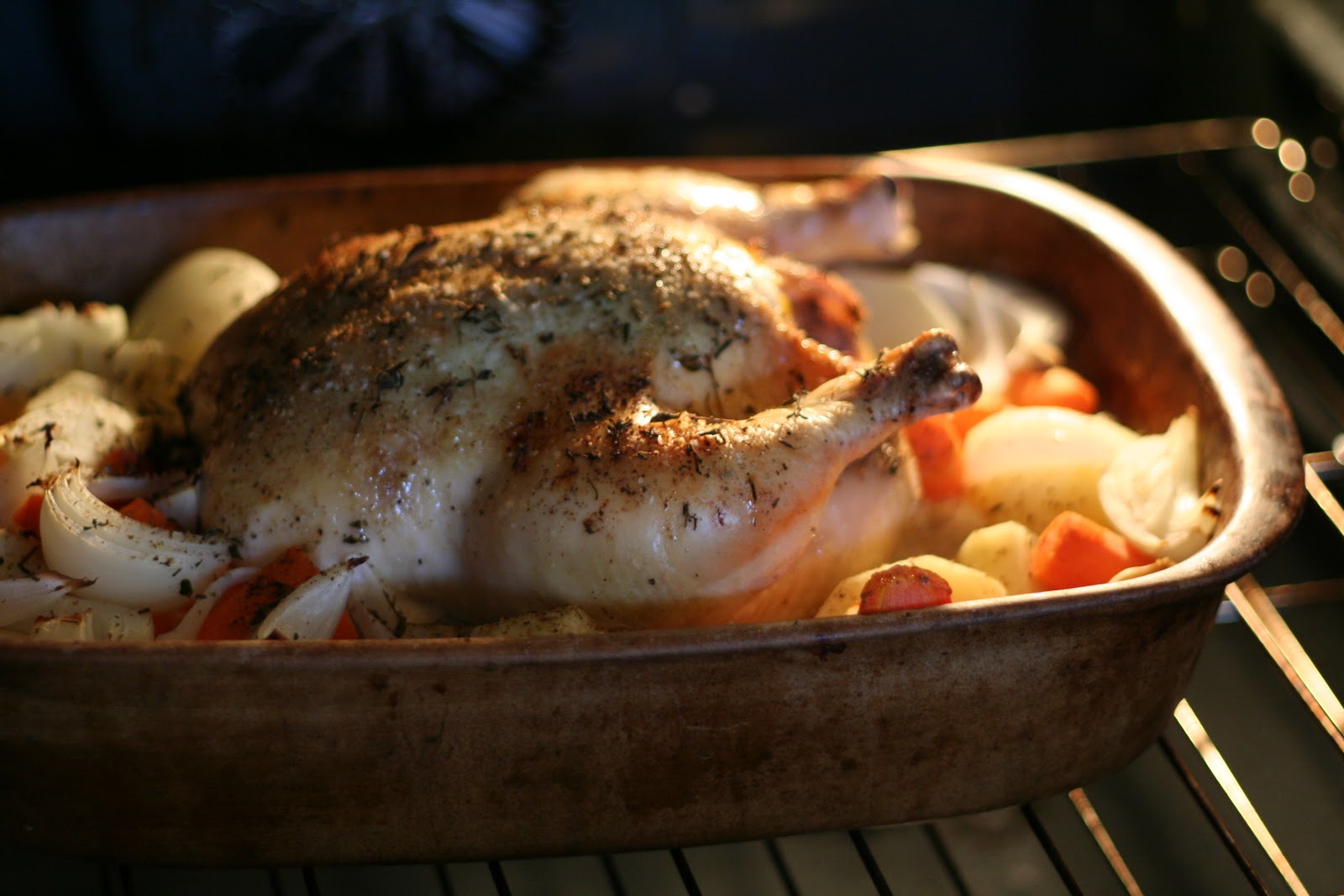 With thy Needle & Thread: Upside Down Chicken...