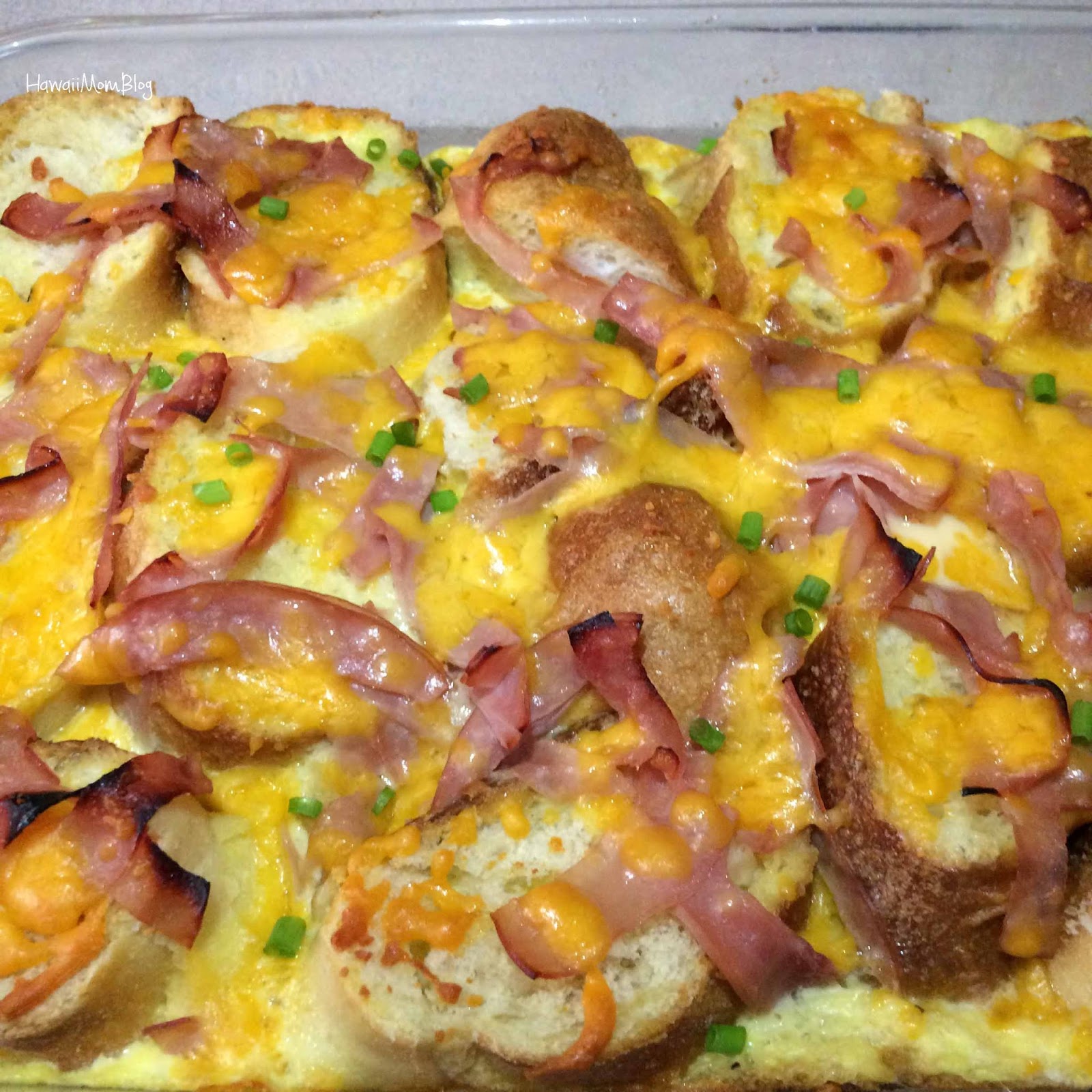 Hawaii Mom Blog: Ham and Cheese Breakfast Bake