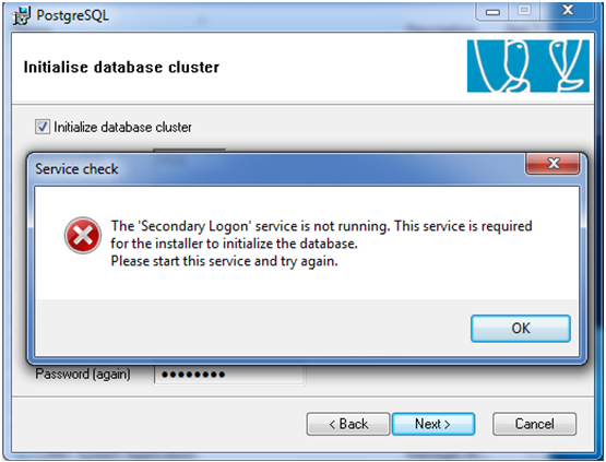 Blogger363 Mengatasi Error Installasi Database Postgresql Di Window 7