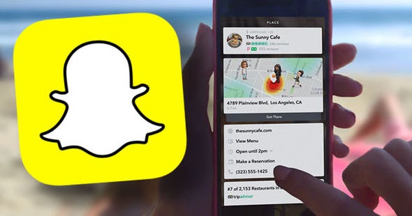Snapchat's new context cards let you read reviews, book reservations ...