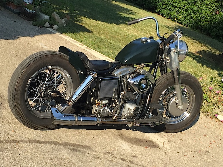 GalluzHead...... Be a Man ride a Pan : H-D Shovelhead FLH Bobber for sale