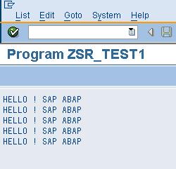 Calling a Report from another Report with Parameter - Learn SAP Program