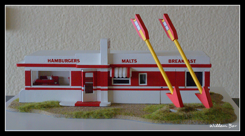 Route 66 Art: Scale Models: Twin Arrows
