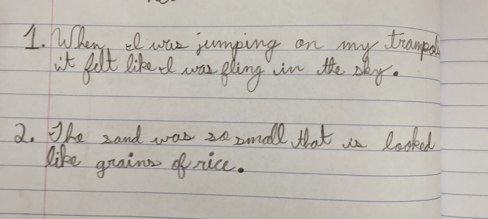 From The Hive: writing with the big kids- using mentor sentences