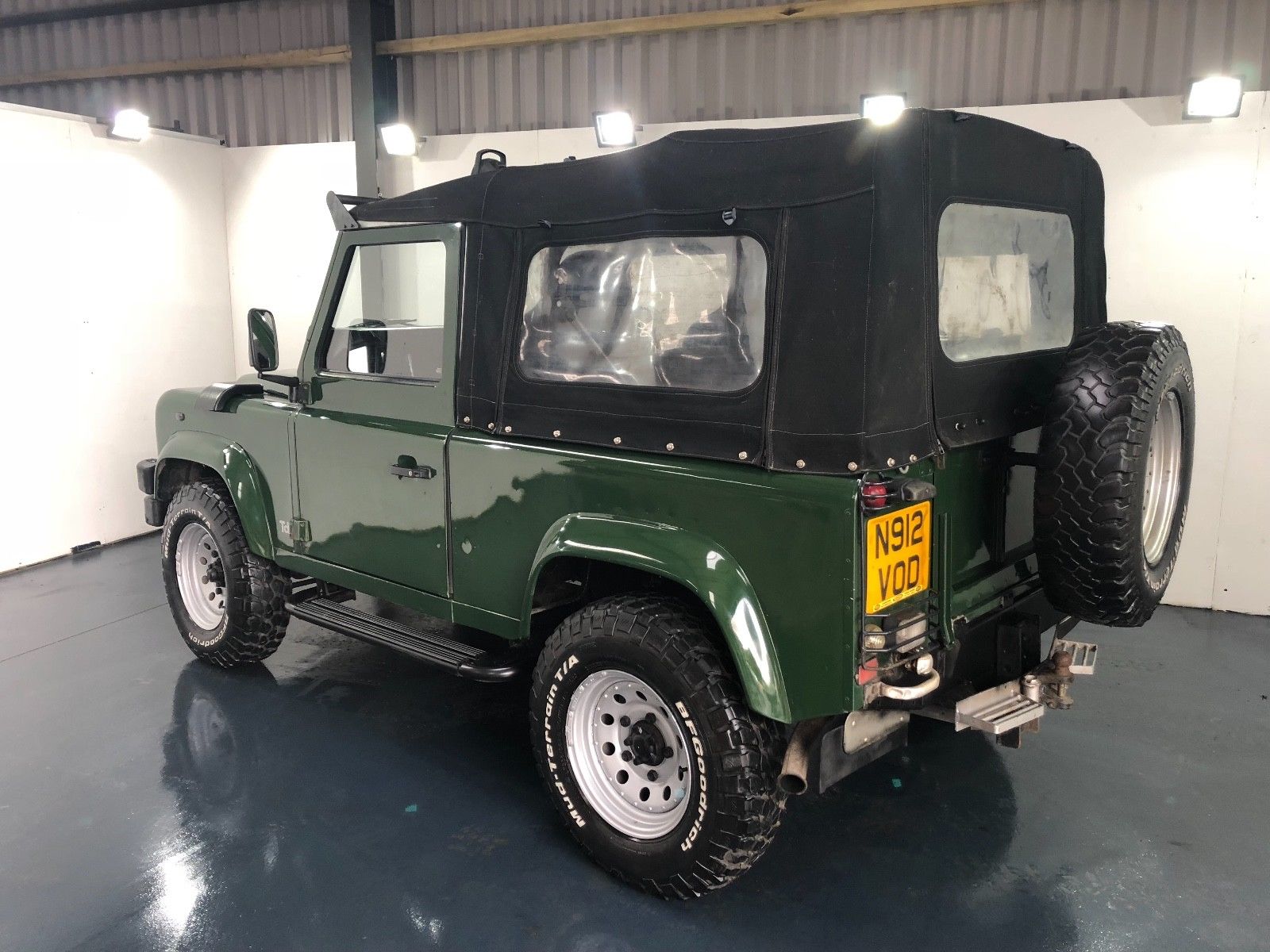 Landrover Defender: 1996 Land Rover Defender 90 Convertible Canvas Back ...