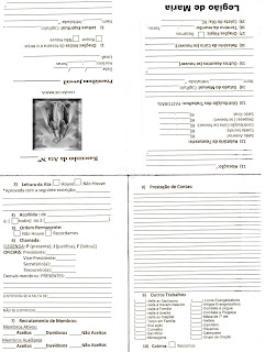 Legião de Maria - Curia Maria Assunta: Folha de Rascunho de Ata