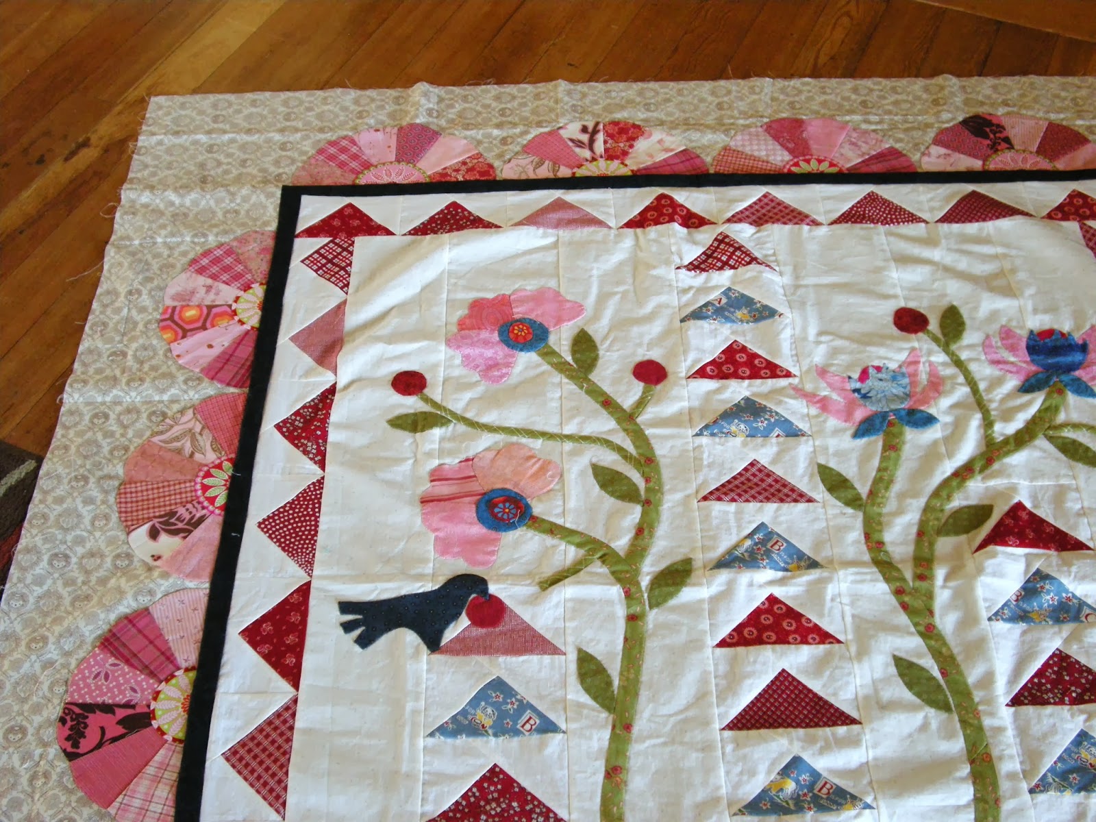 Quilty Folk: Loving This Scrappy Dresden Border!