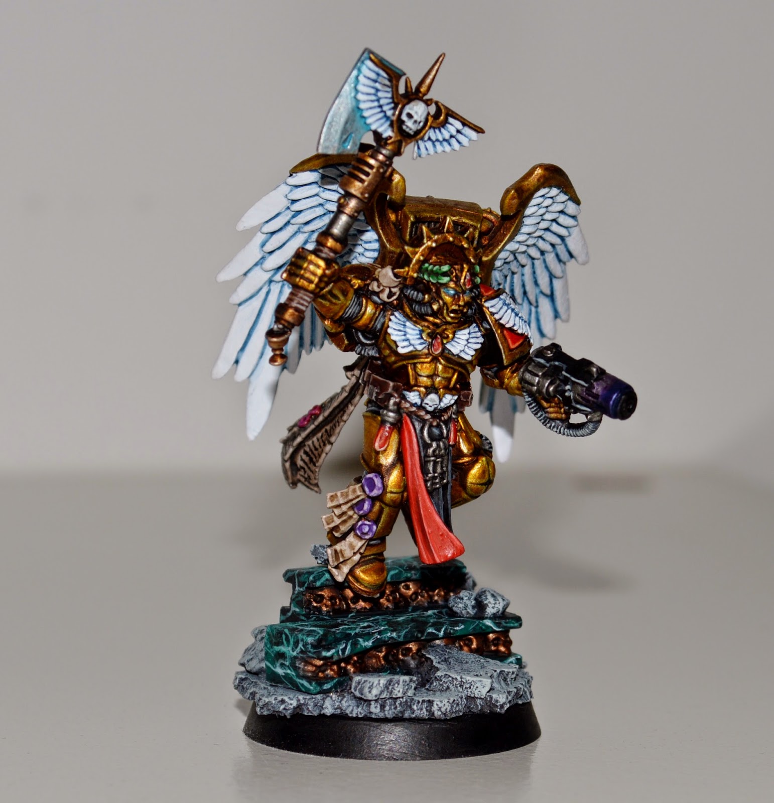 Segmentum Solar: Commander Dante, Maître de Chapitre des Blood Angels.