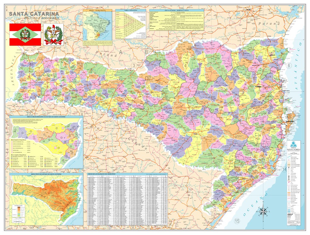 Mapas De Santa Catarina