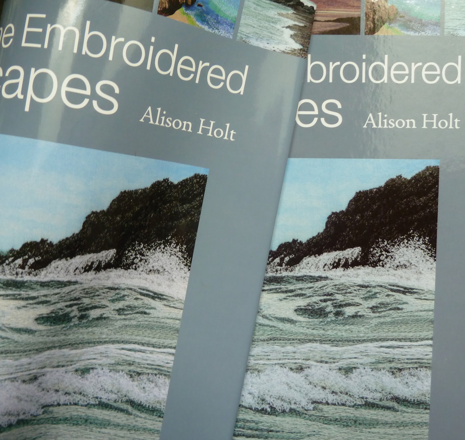 Books By The Willow Tree: Machine Embroidered Seascapes By Alison Holt