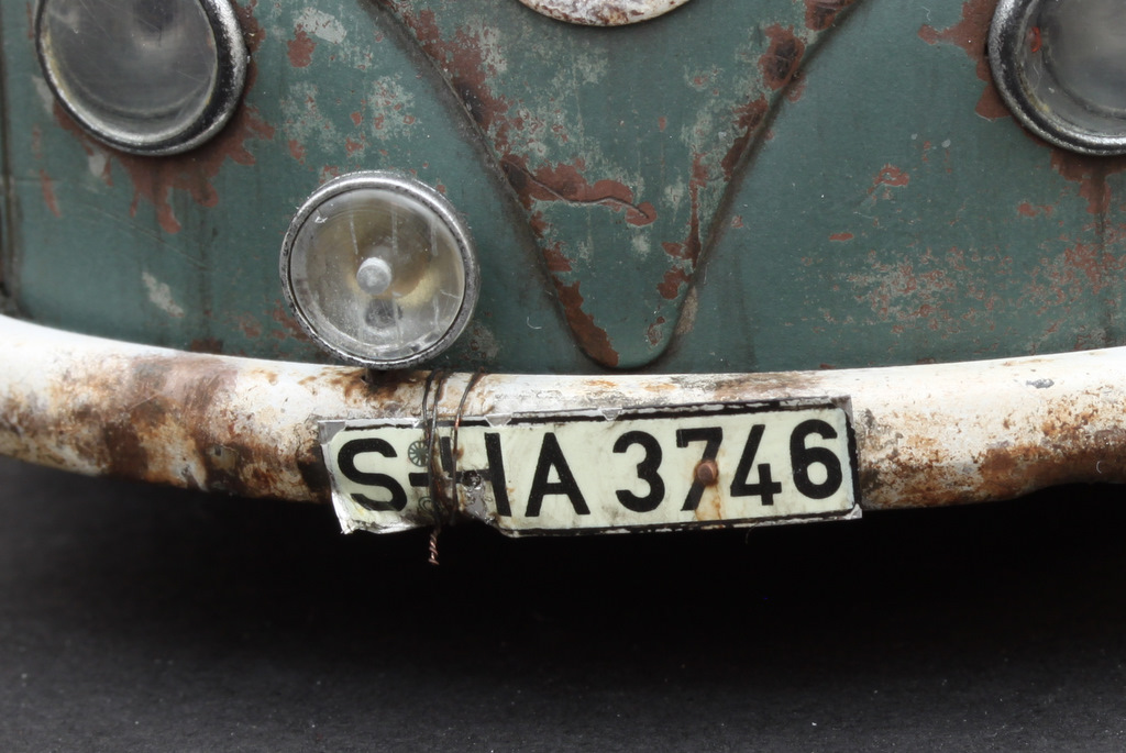 Master Models: VW van- number plates