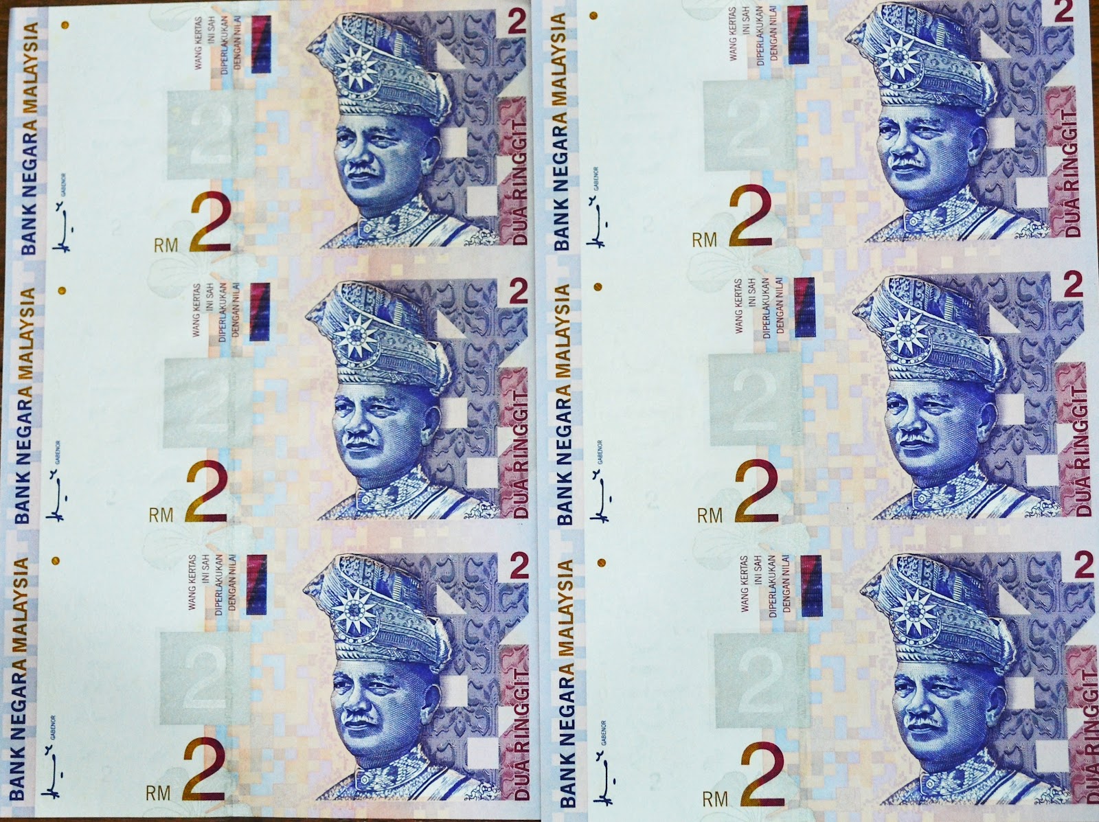 Galeri Sha Banknote: MALAYSIA UNCUT BANKNOTE