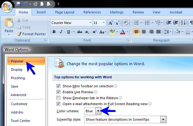 How To Change Office 2007 Color Scheme How To how-to-change-office-2007-color-scheme-how-to