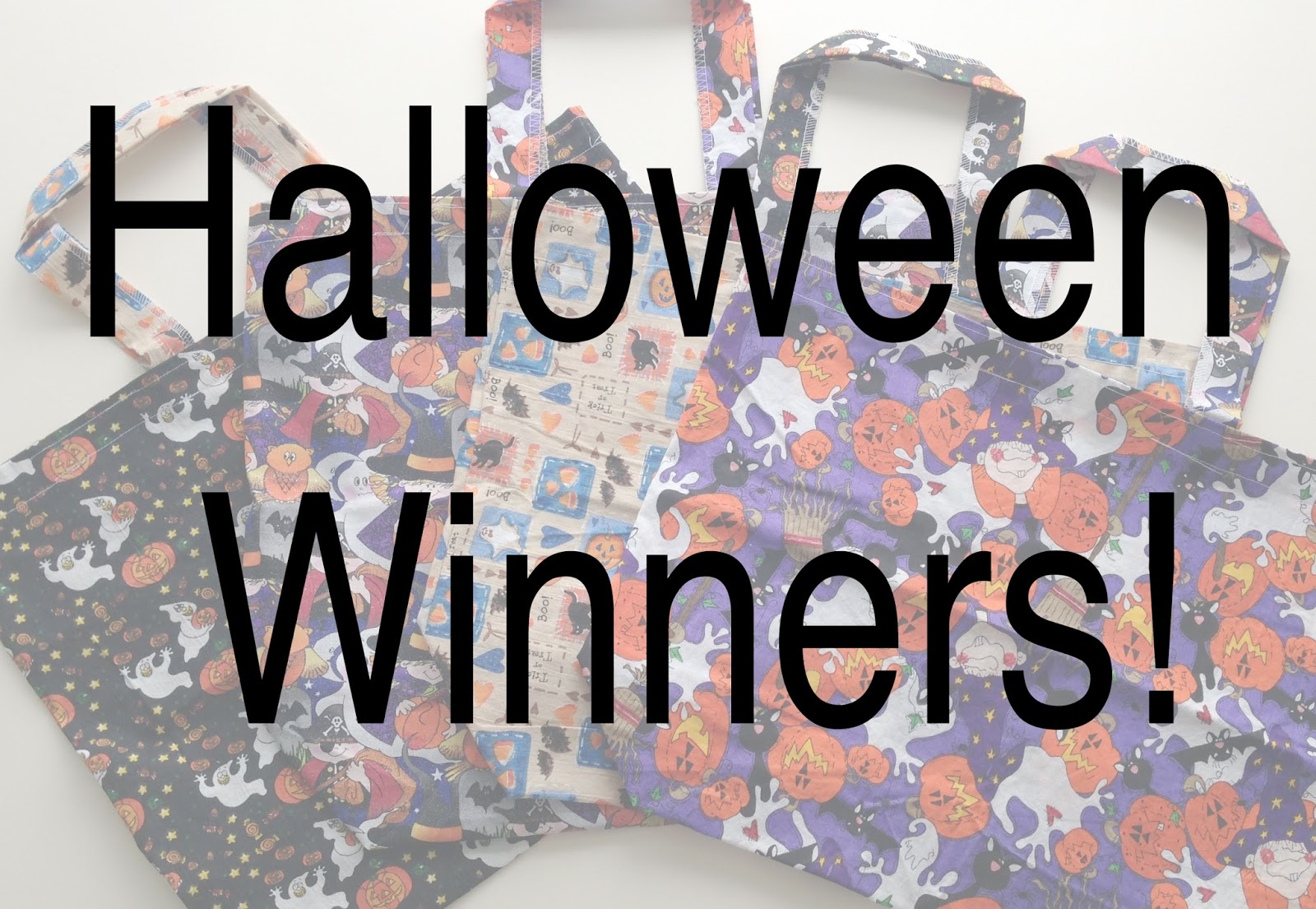 Green Bag Lady: Halloween FREEBIE WINNERS!