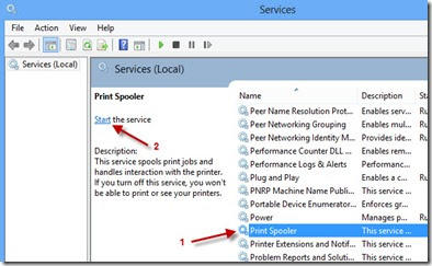 Start Print spooler services of printer | Online Networks Solution