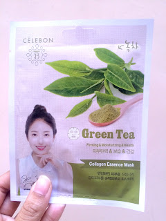 Celebon Collagen Mask Sheet Review (Platinum, Snail, Vitamin, Green Tea ...