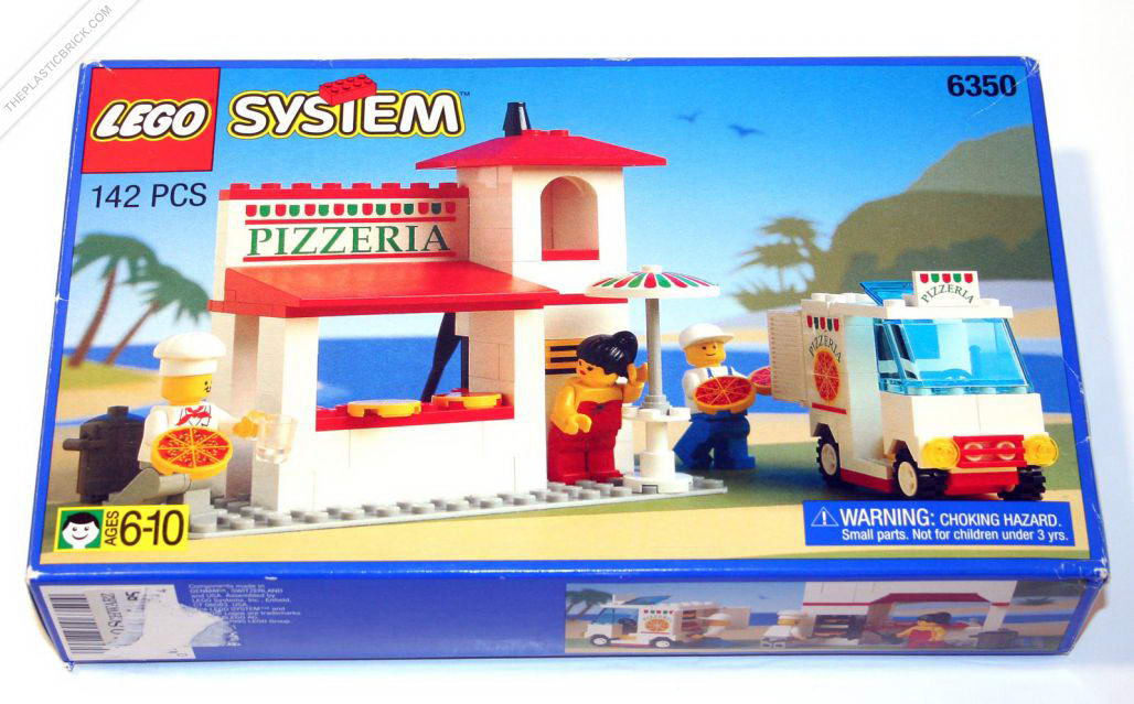 onetwobrick10: LEGO set database: set database: LEGO 6350 pizza to go