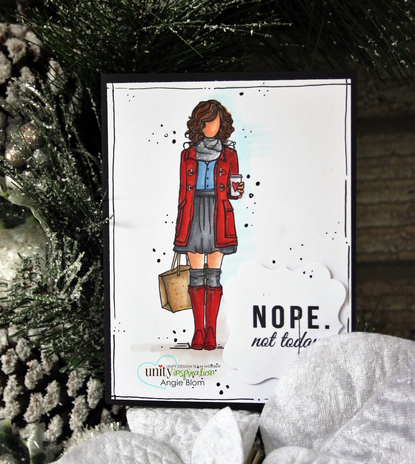 Angie Blom Designs TWO : New AngieGIRLS.. released today... Unity Stamp ...