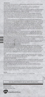 Drug Pamphlet: Calmepam (rest of pamphlet)