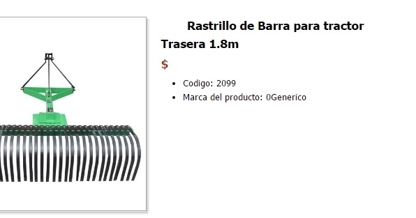 Rastrillo para tractor LANDSCAPE RAKE