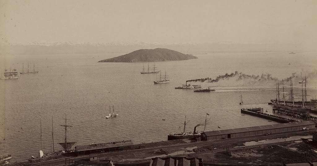 Alcatraz Island, San Francisco, California, 1880 ~ Vintage Everyday