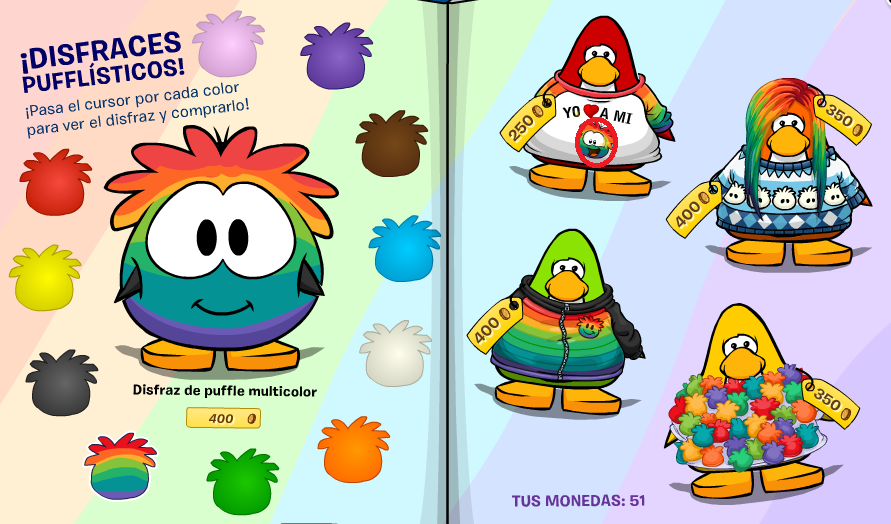 Club Penguin Manicitol Super Guía: Catálogo de la Fiesta de Puffles 2013