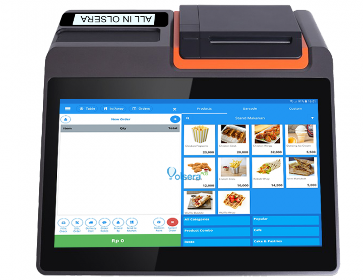 Pertama di Indonesia, OlseraPOS merilis mesin kasir anyar Sunmi T1 Mini ...