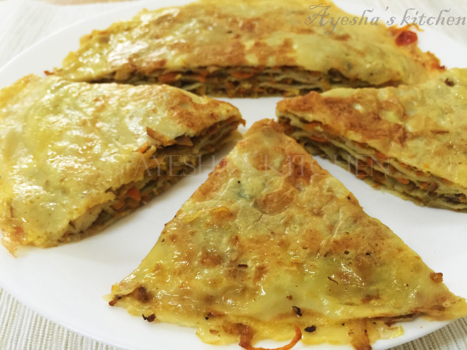 KERALA SNACKS - MALABAR CHATTIPPATHIRI / ATHISHAYAPATHIRI / LAYERED PANCAKE