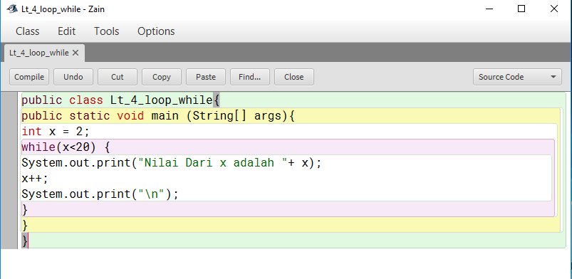 Java Script: Contoh Java Script menggunakan Loop While
