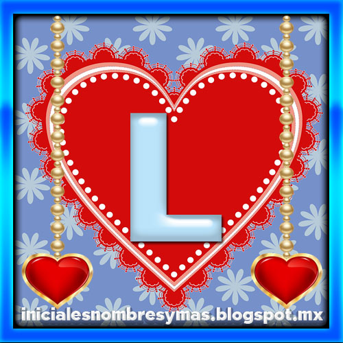 Iniciales Nombres y Más: INICIALES EN BELLO CORAZÓN J a la R