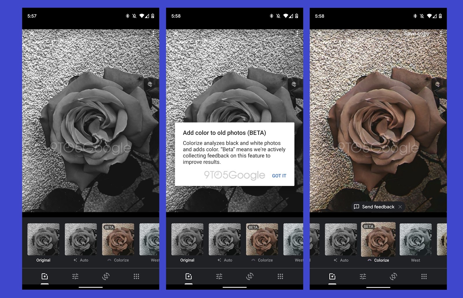 Google Photos Now Testing Colorizing Mode