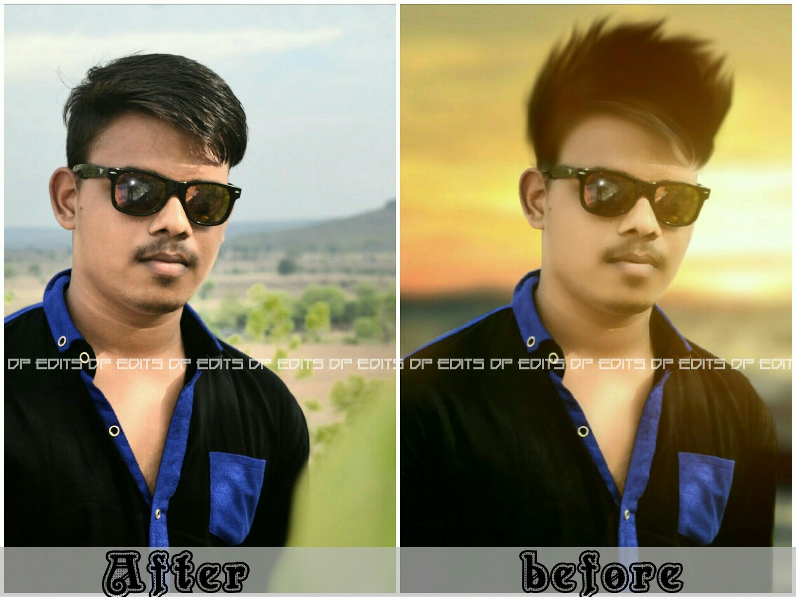 After before editing by DP edits