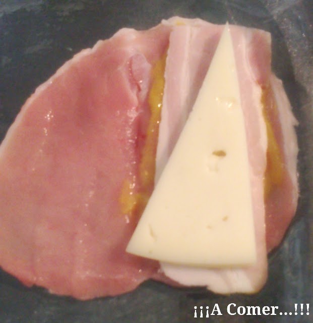 A Comer...!!!: Libritos de Lomo con Bacon, Queso y Mostaza, al Vino de ...