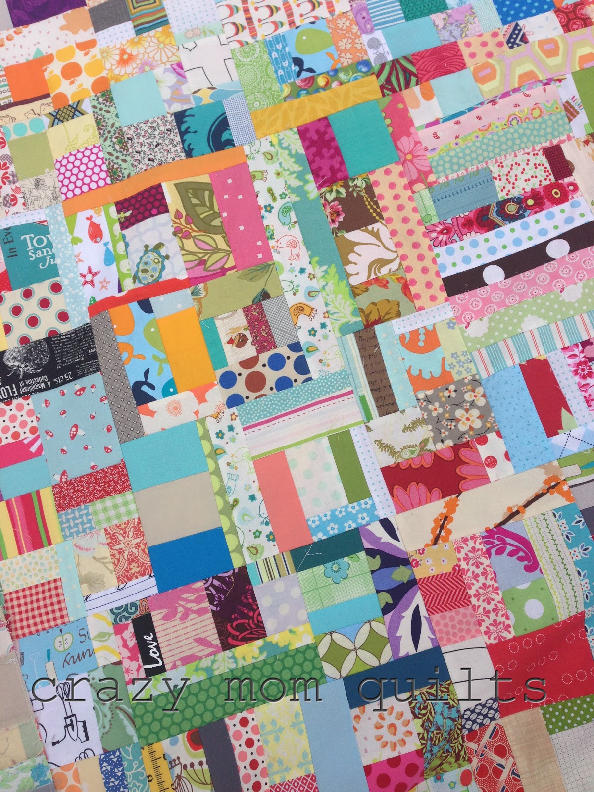 crazy mom quilts: super scrap happy, again