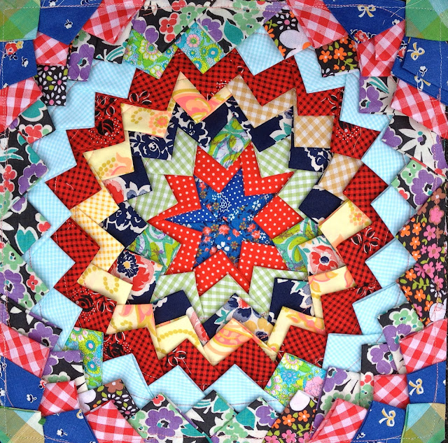 nifty quilts: Doin' the Pine Burr