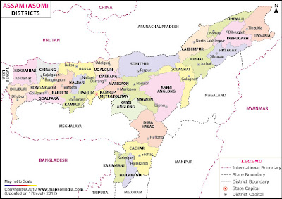 Assam The Land Unexplored: GEOGRAPHY OF ASSAM