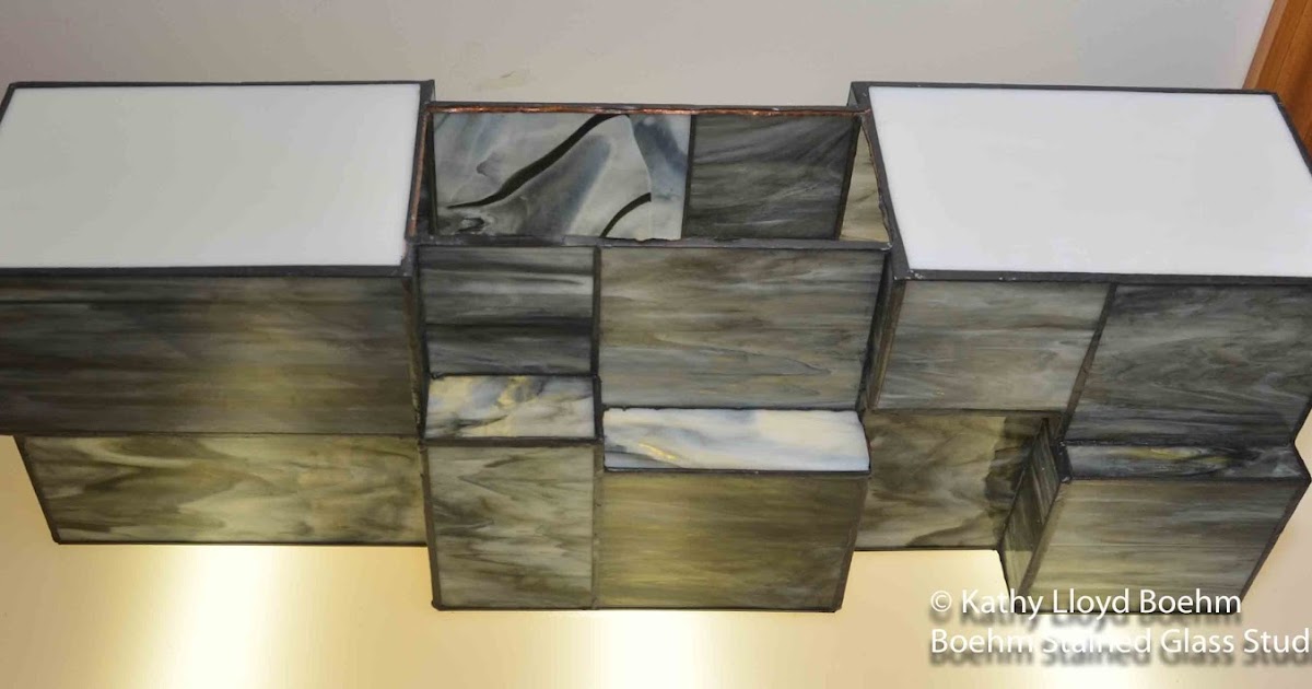 Boehm Stained Glass Blog: Boxy Stained Glass Fixture Repair