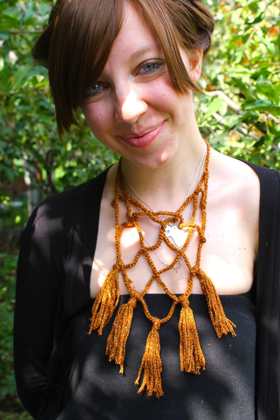 Sans Limites Crochet: The Net Necklace DIY