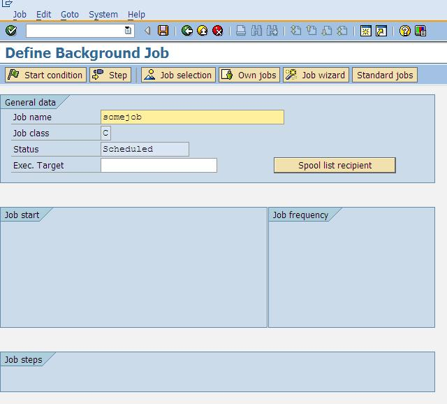 Sap Insane Running Background Jobs Via Sm36