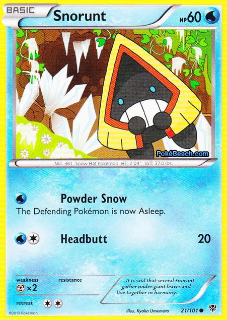 Snorunt -- Plasma Blast Pokemon Card Review | PrimetimePokemon's Blog