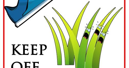 Printable "Keep off The Grass" Sign | Live Plus