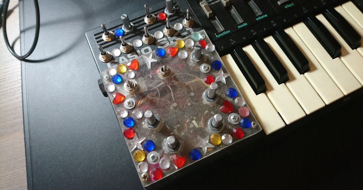 MATRIXSYNTH: Bedazzled Circuit Bent Casio SK-1