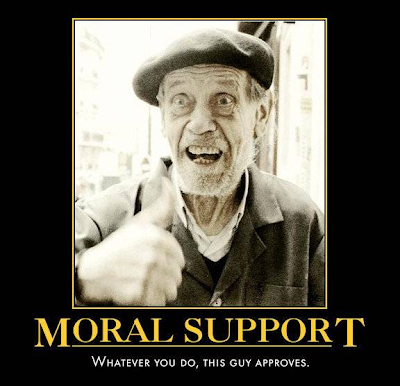 Attitude and Pepper Spray: Moral Support