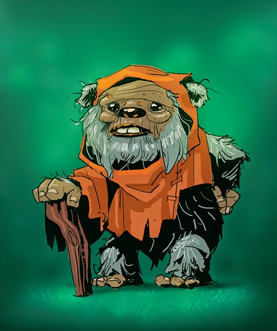 Edward Pun art blog: Ewok