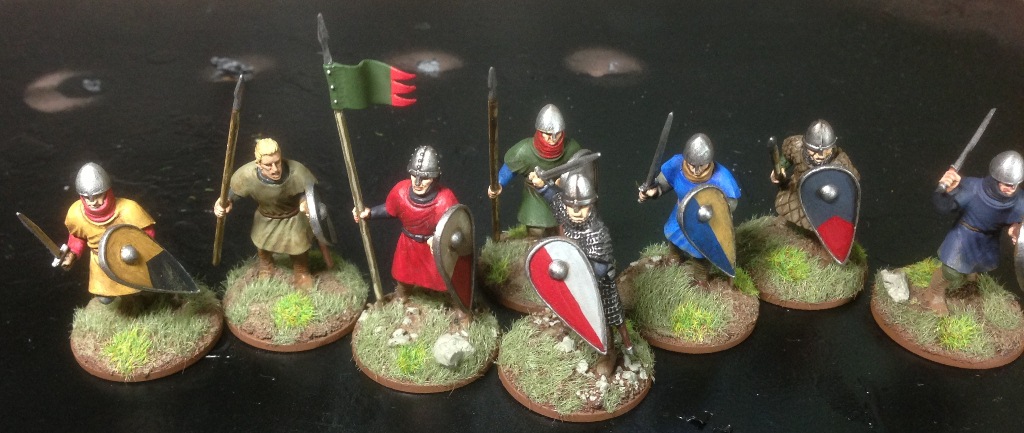 The Gamer's Table: 8 Norman Infantry (Conquest Plastics)