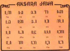 jawa handicraft: Javanese language