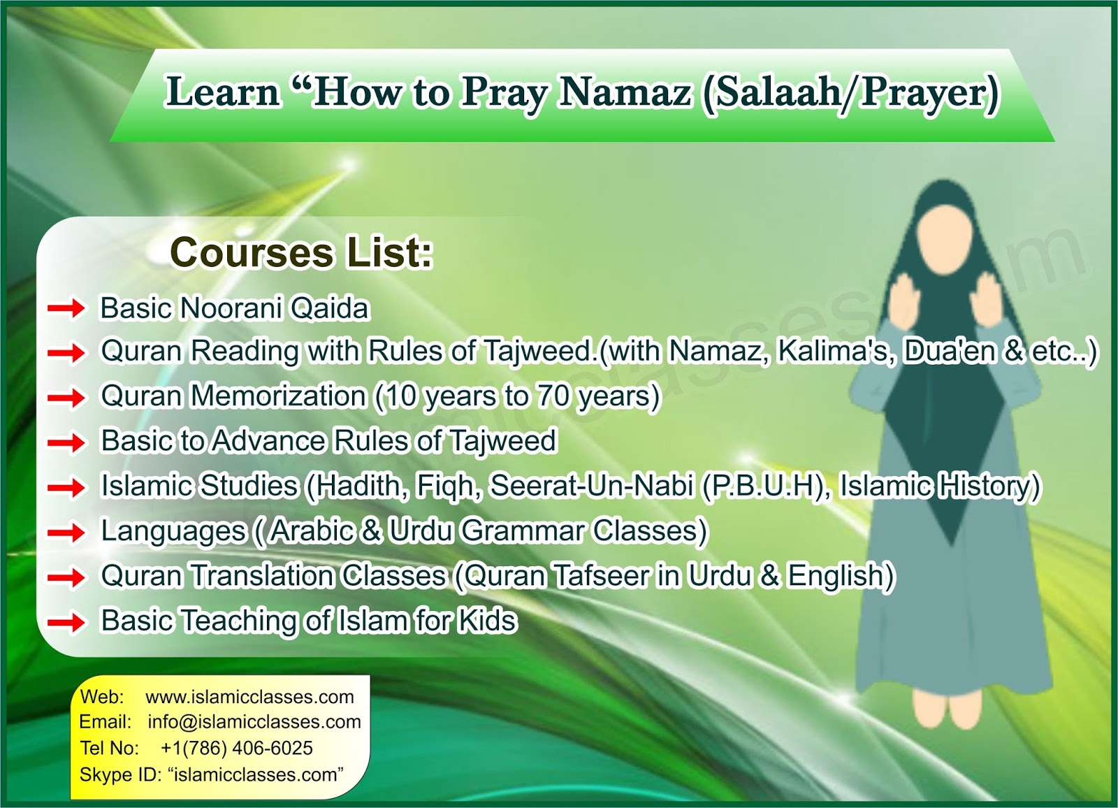 Online Islamic Classes Videos: How to Pray Namaz (Salah/Prayer) in ...