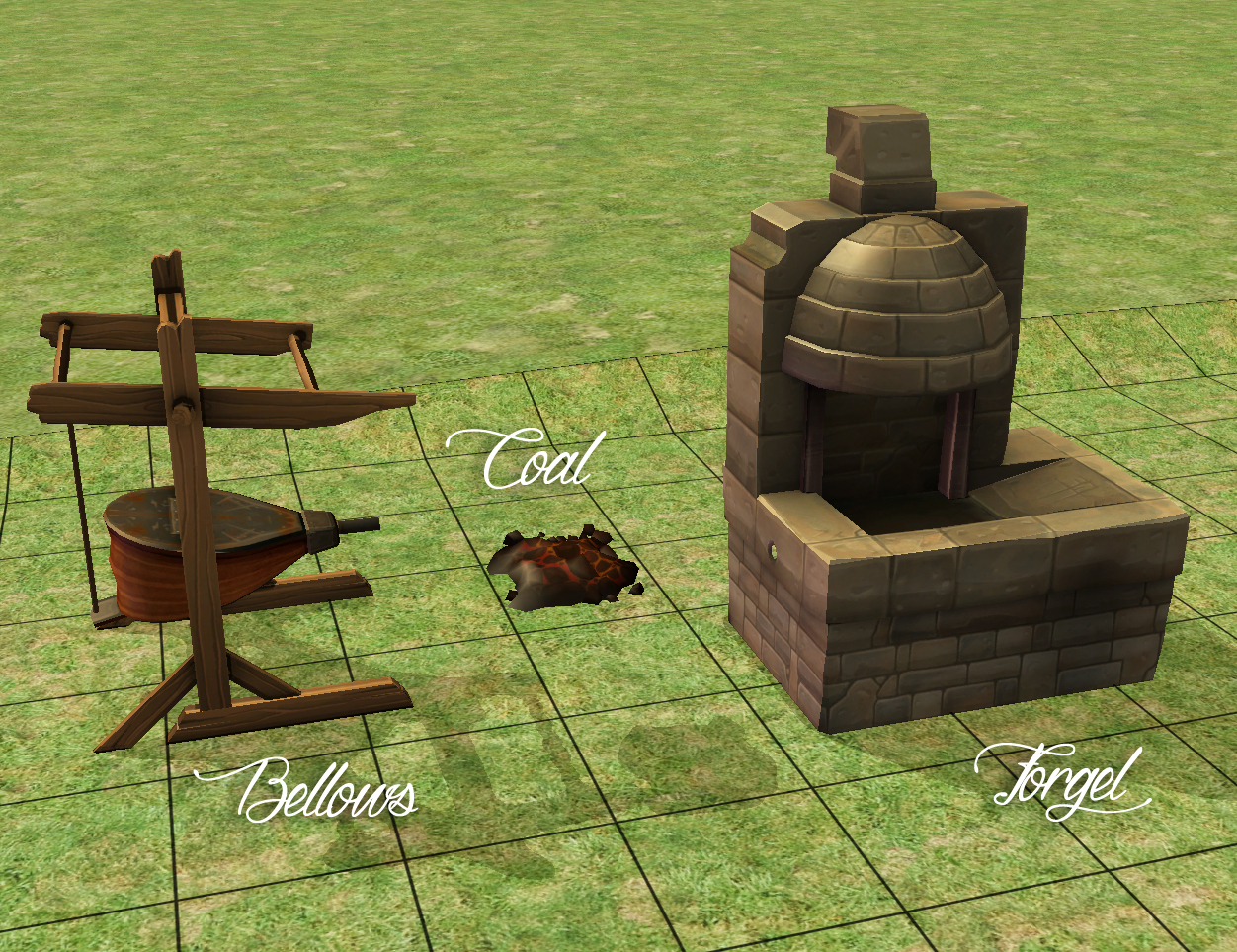 TS2: TSM Blacksmith's Forge and Bellows | History Lover's Sims Blog